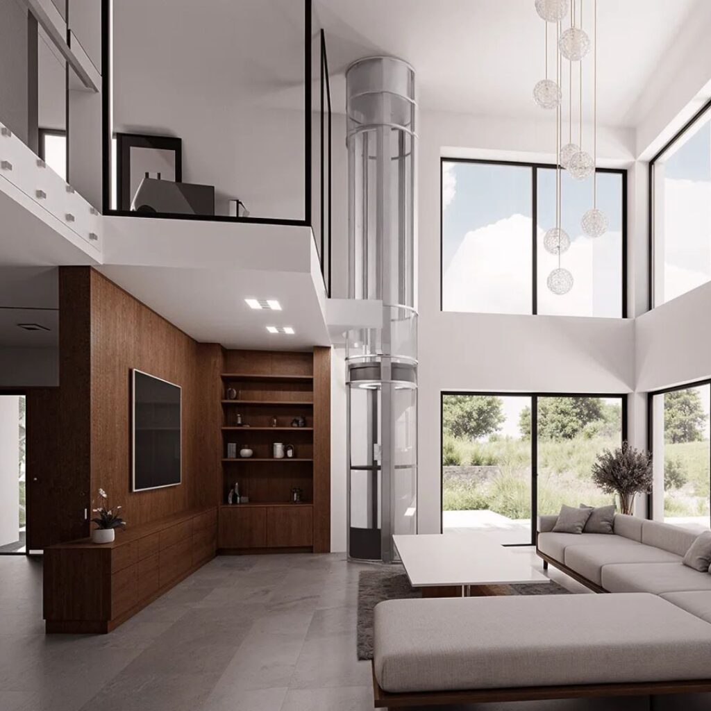Level Up Shaftless Home Elevators - Crown Elevator & Lift Company New ...